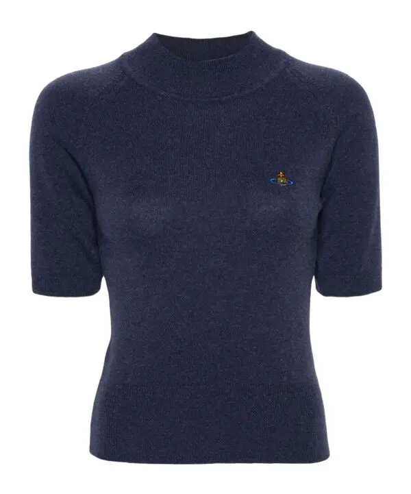 VIVIENNE WESTWOOD Bea Knitted High Neck T-shirt