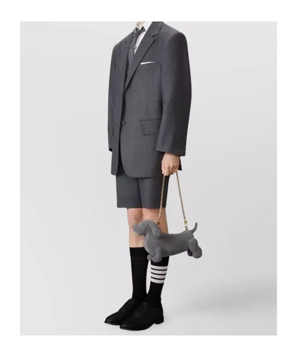 Thom Browne Hector Zipped Clutch Bag