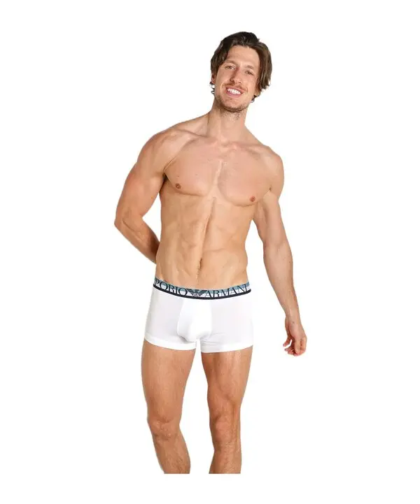 Emporio Armani Elastic Waist Underwear - White