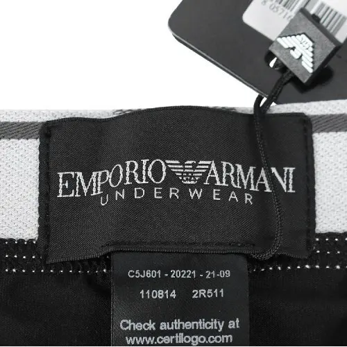 Emporio Armani Logo Underwear - Black