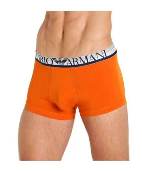 Emporio Armani Elastic Waist Underwear - Orange