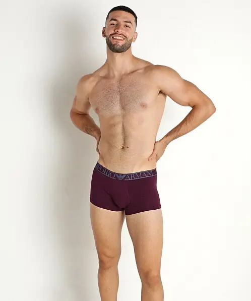 Emporio Armani Elastic Waist Underwear - Red