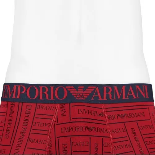 Emporio Armani Logo Underwear - Red