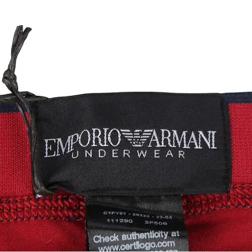 Emporio Armani Logo Underwear - Red
