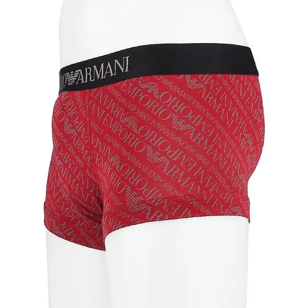 Emporio Armani Elastic Waist Underwear - Red