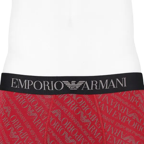 Emporio Armani Elastic Waist Underwear - Red