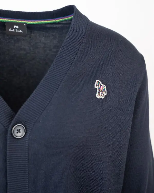 Paul Smith Logo Patch V-neck Cardigan