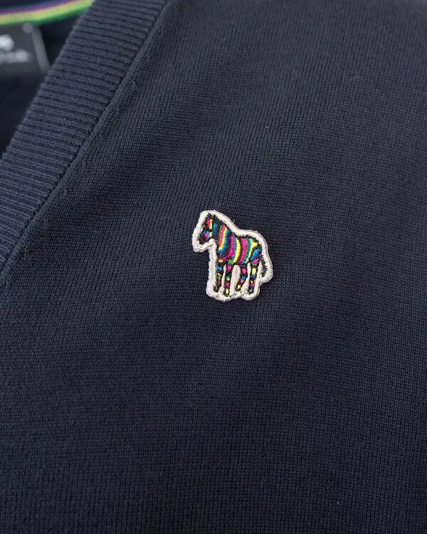Paul Smith Logo Patch V-neck Cardigan