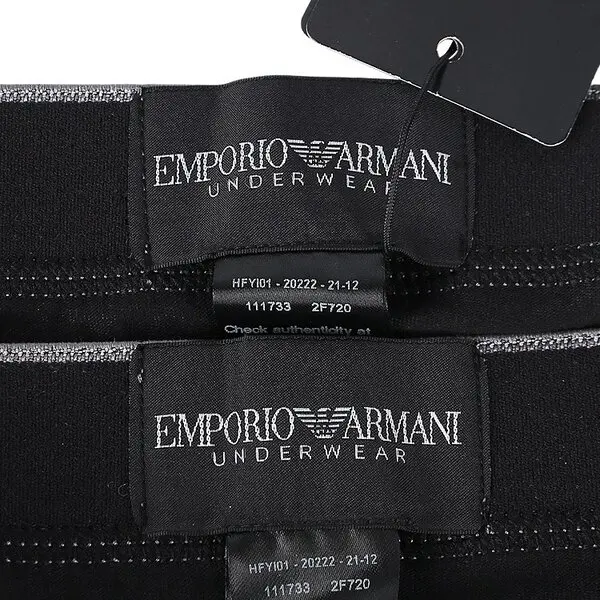 Emporio Armani Elastic Waist Briefs Pants 2-pack