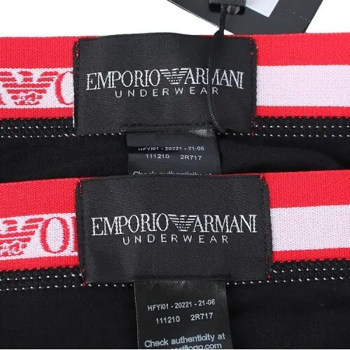 Emporio Armani Logo Underwear - Black