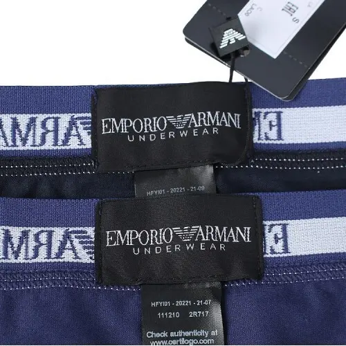 Emporio Armani Logo Underwear - Blue