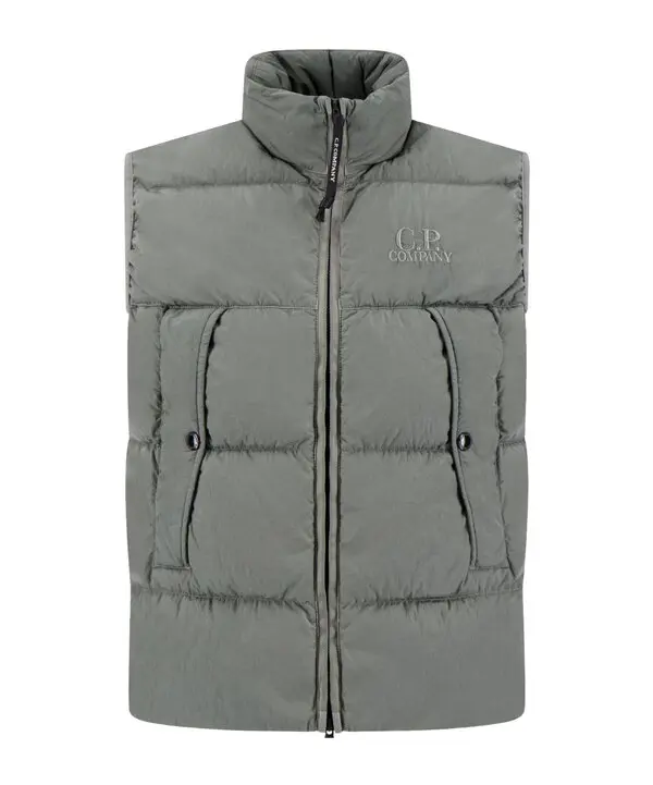 C.P. COMPANY Quilted Padded Vest - Gray