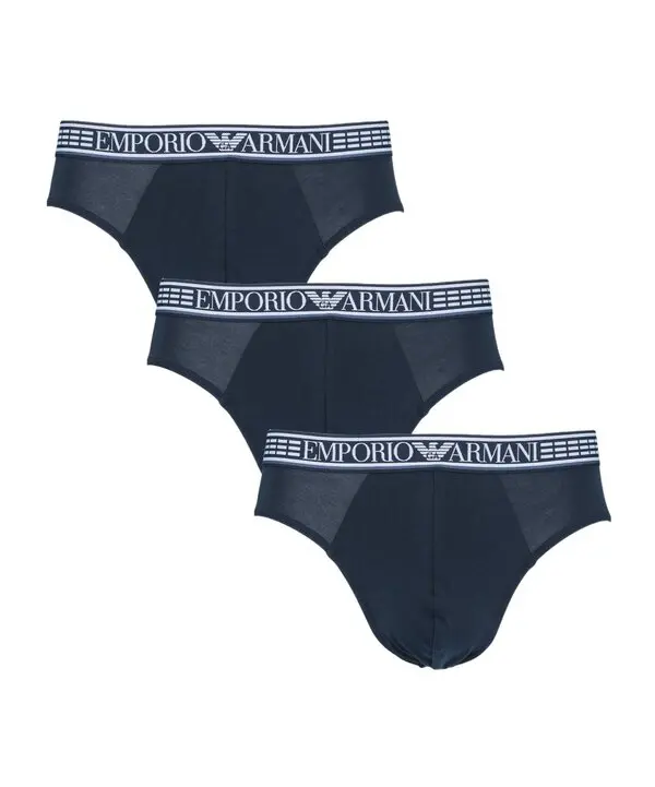 Emporio Armani 3-piece Briefs Pants - Blue