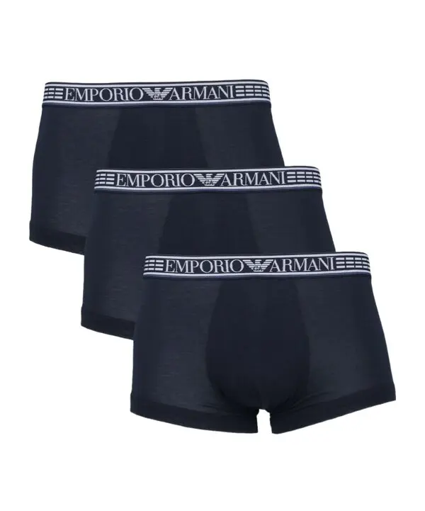 Emporio Armani Logo Underwear 3-piece Pack - Black