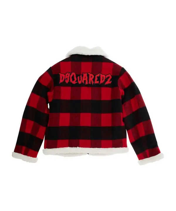 Dsquared2 Logo-lettering Checked Jacket