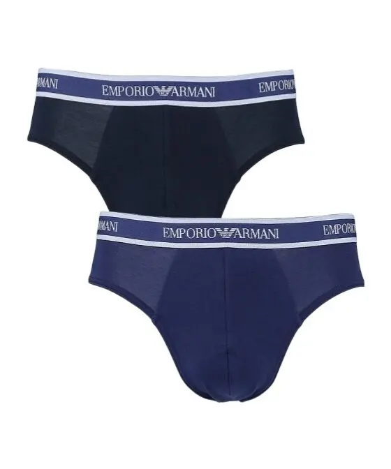 Emporio Armani Logo Underwear Two-piece Set - Blue