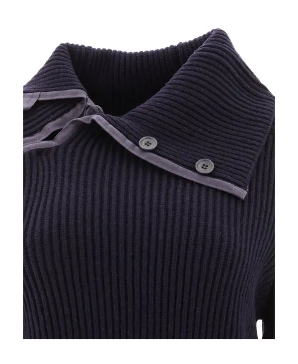 Jacquemus Asymmetric Mock-neck Sweater