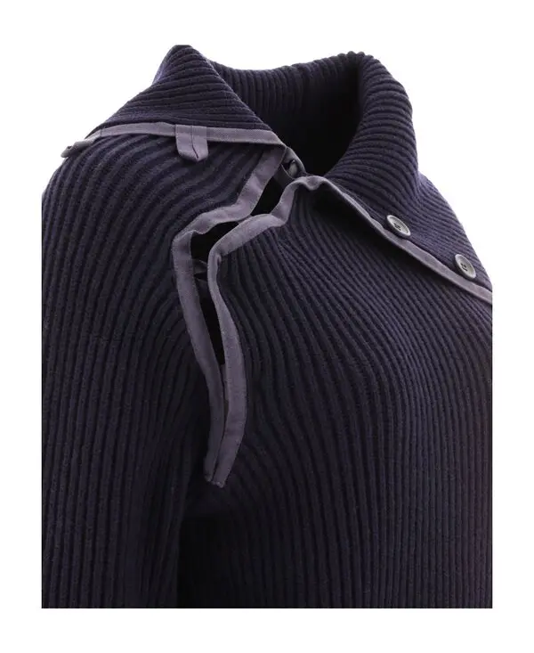 Jacquemus Asymmetric Mock-neck Sweater