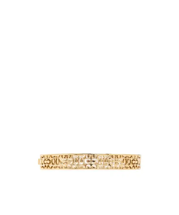 COACH Openwork Logo Pattern Bracelet - Yellow