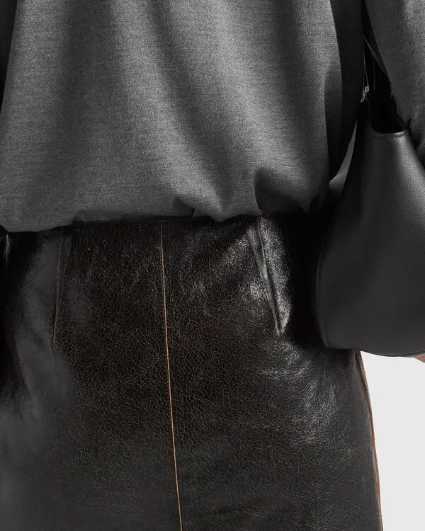 Prada A-line Midi Skirt