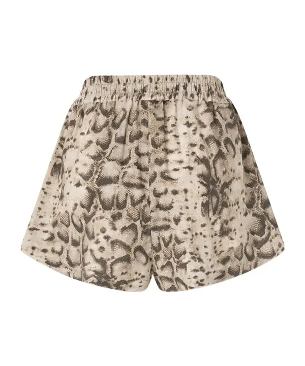Pinko Drawstring Printed Shorts