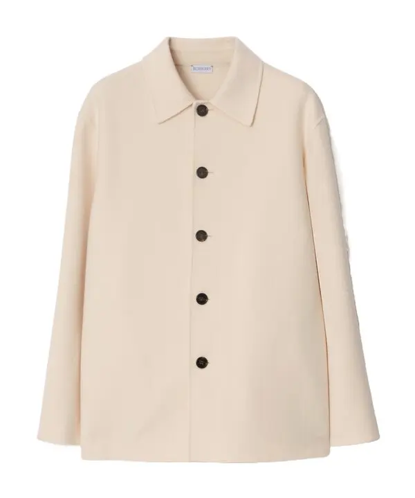 Burberry Single-breasted Wool Jacket