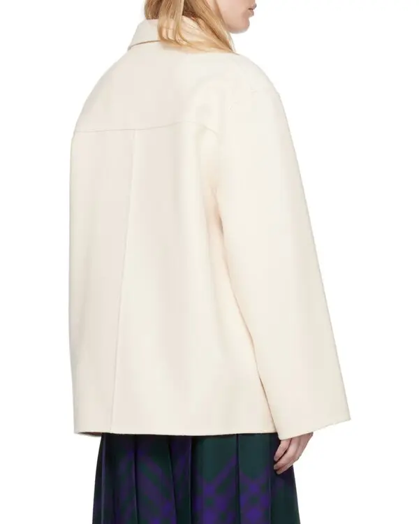 Burberry Single-breasted Wool Jacket