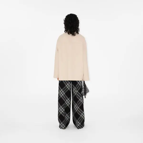 Burberry Single-breasted Wool Jacket