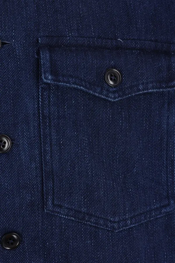 TOM FORD Straight Hem Denim Shirt
