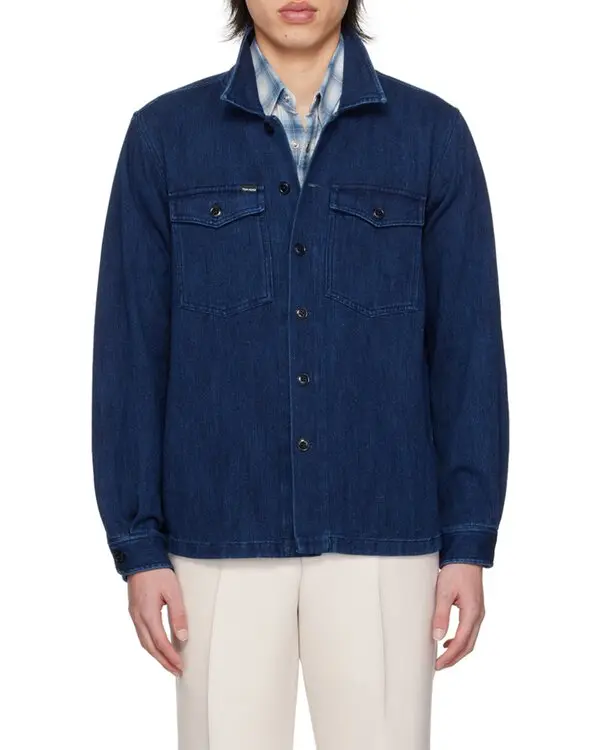 TOM FORD Straight Hem Denim Shirt