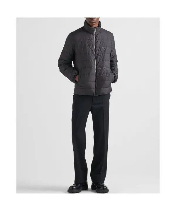 Prada Quilted Down Jacket - Black
