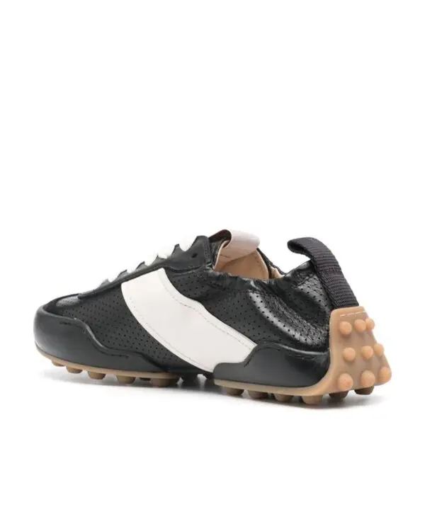TOD'S Leather Elasticated-trim Low-top Sneakers