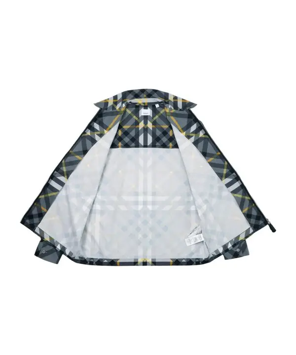 Burberry Geometric-pattern Printed Zipped Shirt
