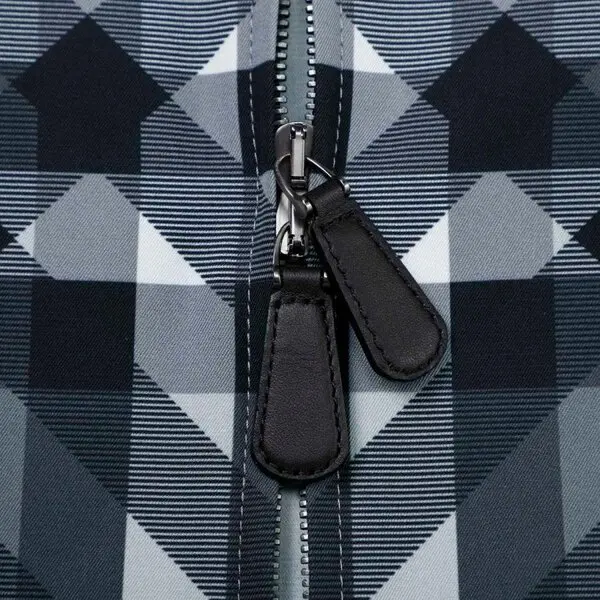 Burberry Geometric-pattern Printed Zipped Shirt