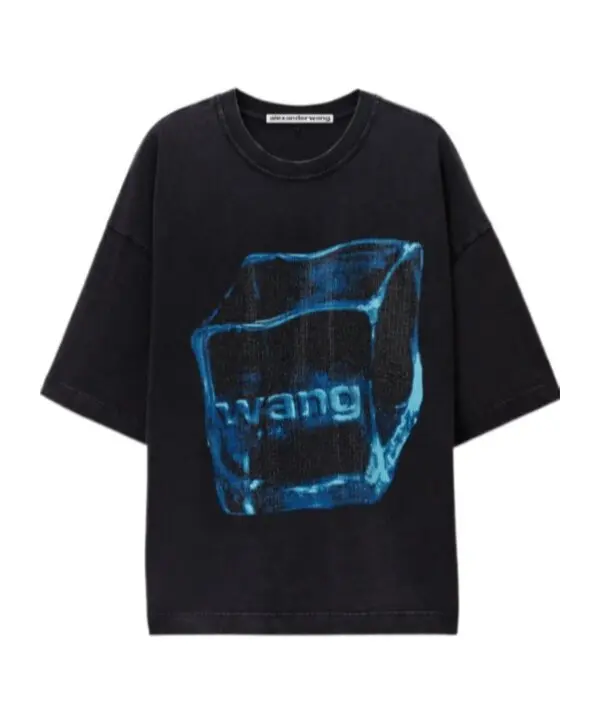 Alexander Wang Crystal Cube Graphic T-shirt