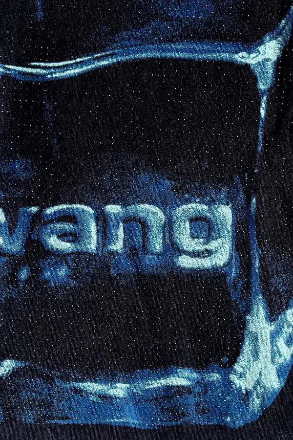Alexander Wang Crystal Cube Graphic T-shirt