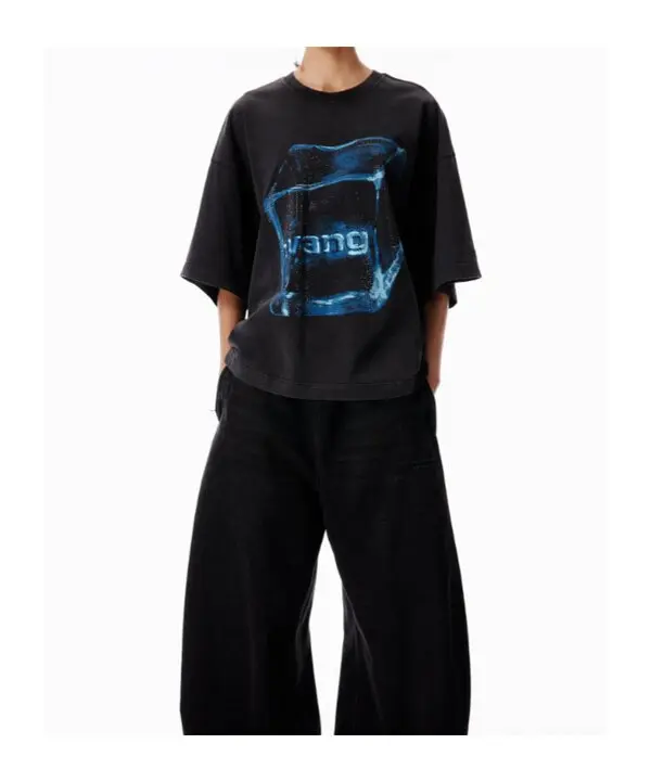 Alexander Wang Crystal Cube Graphic T-shirt
