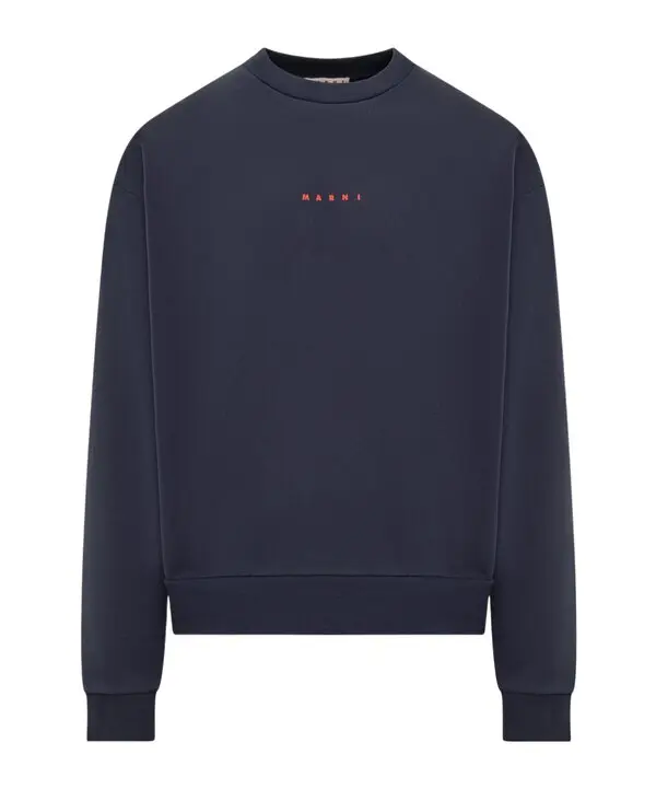 Marni Logo Printed Crewneck Sweatshirt