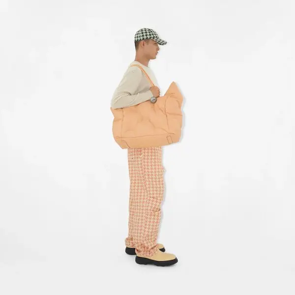 Burberry Houndstooth Pattern Cotton Cap