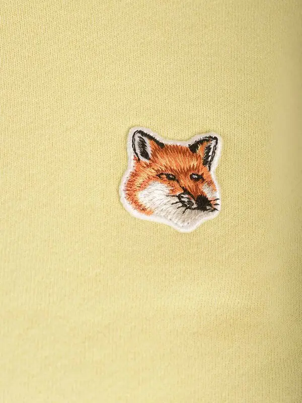 Maison Kitsuné Fox Head Patch Crewneck Sweatshirt