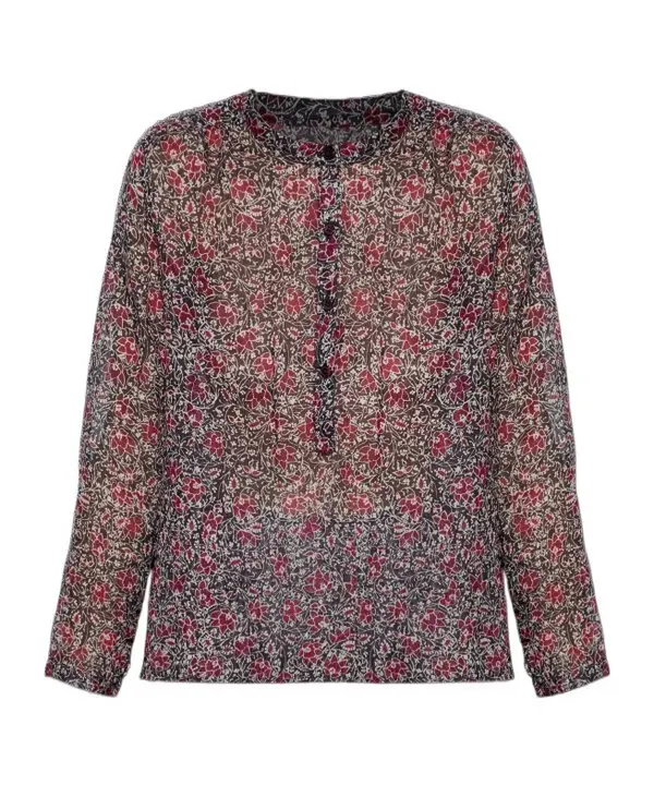 Isabel Marant Étoile Maria Floral Buttoned Top
