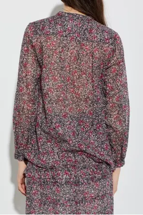 Isabel Marant Étoile Maria Floral Buttoned Top