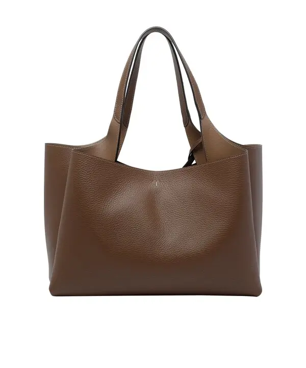 TOD'S Timeless Logo Embossed Medium Tote Bag