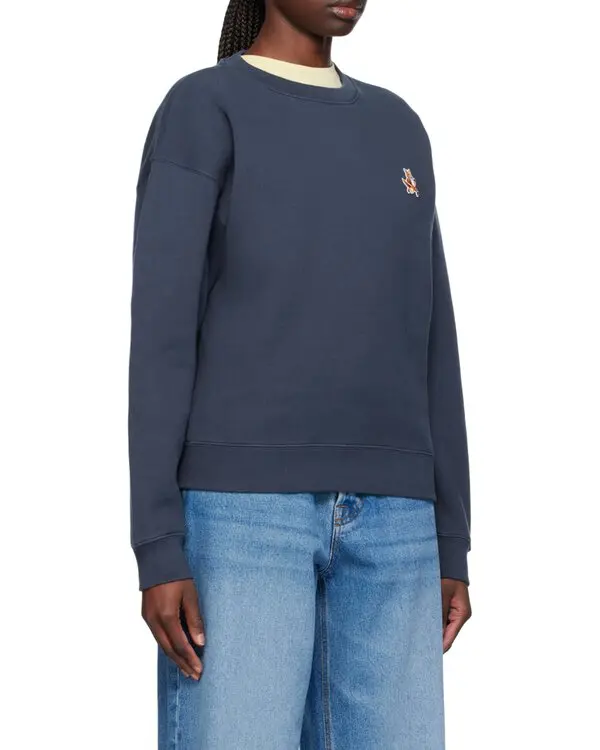 Maison Kitsuné Fox-motif Cotton Sweatshirt