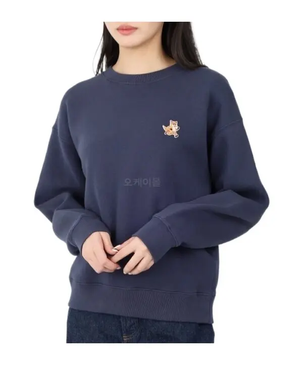 Maison Kitsuné Fox-motif Cotton Sweatshirt