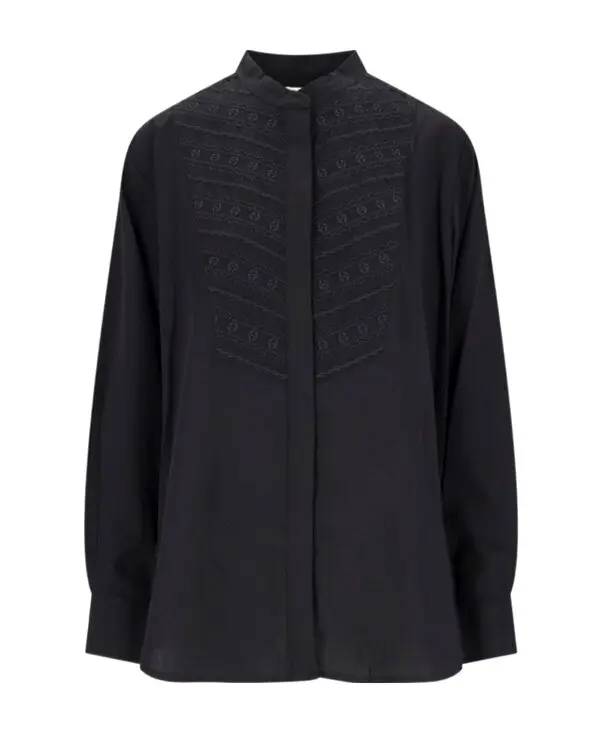 Isabel Marant Étoile Embroidered Long-sleeved Shirt