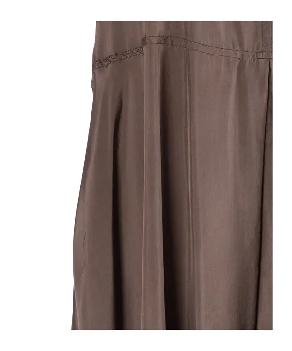 Aspesi Sleeveless Gathered Maxi Dress