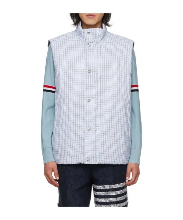 Thom Browne Zip-up Padded Gilet
