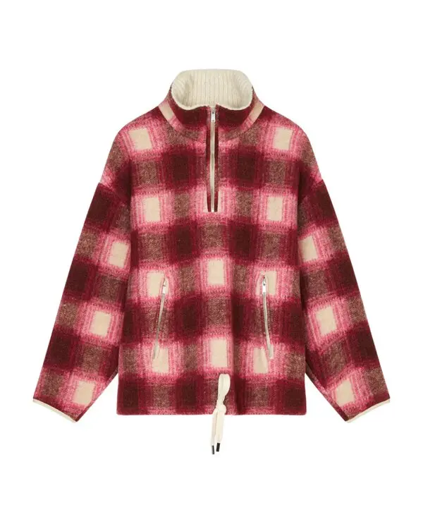 Isabel Marant Étoile Giovany" Plaid Zip-up Jacket