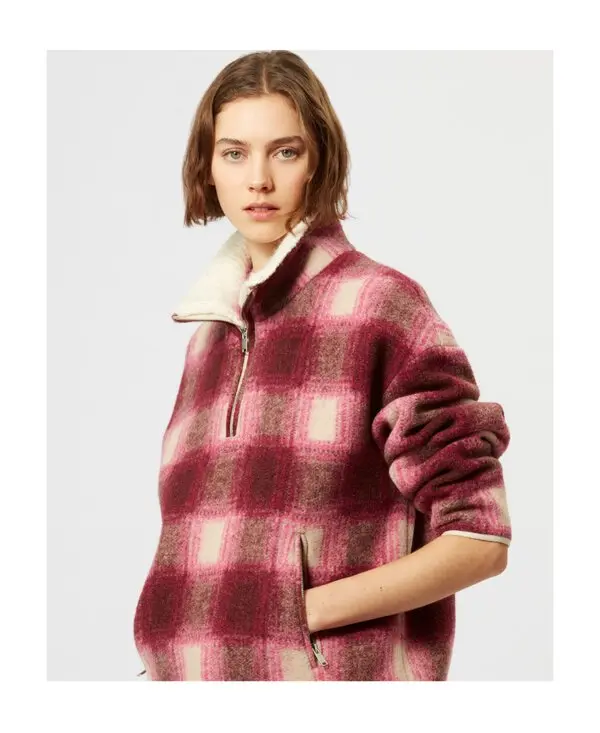 Isabel Marant Étoile Giovany" Plaid Zip-up Jacket